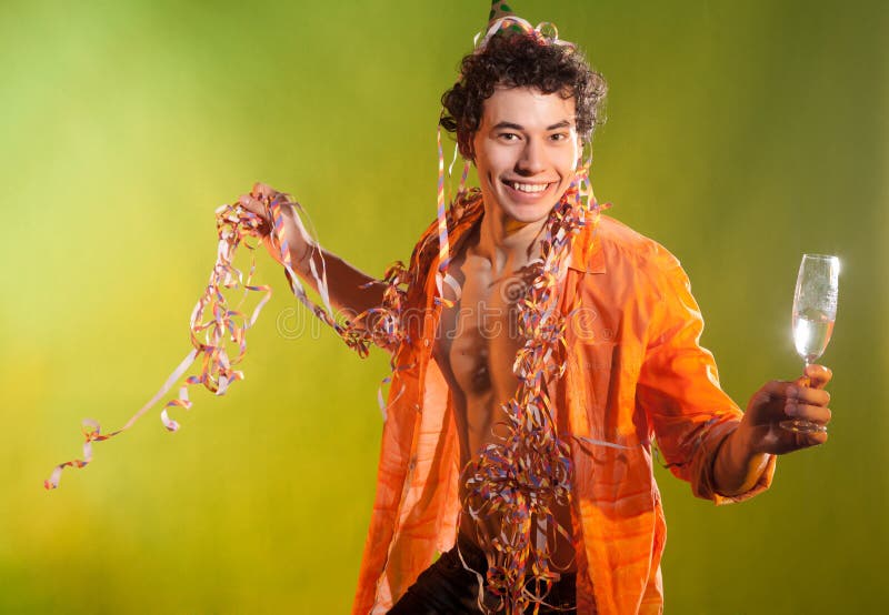 Retrato De Un Individuo Feliz Foto de archivo - Imagen de elegante ...