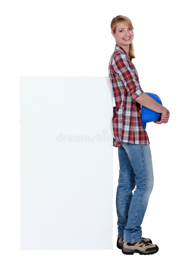 Retrato de una tendera foto de archivo. Imagen de soporte - 30744044