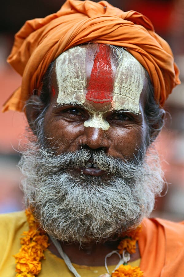 Retrato Del Sadhu De Shaiva Imagen de archivo editorial - Imagen de ...