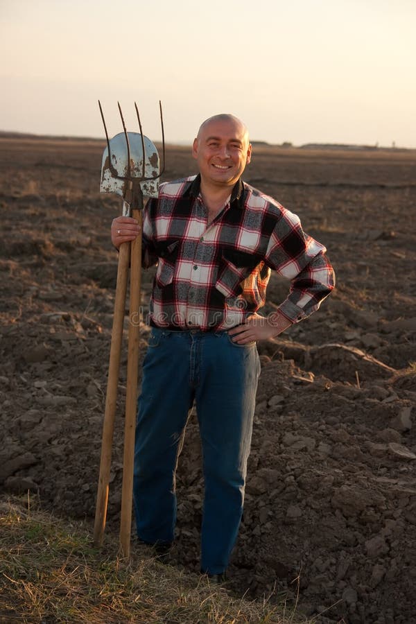 Retrato do fazendeiro imagem de stock. Imagem de sujeira - 25454157