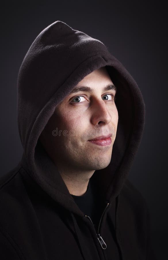 Homem com capuz foto de stock. Imagem de capuz, pessoa - 21640084