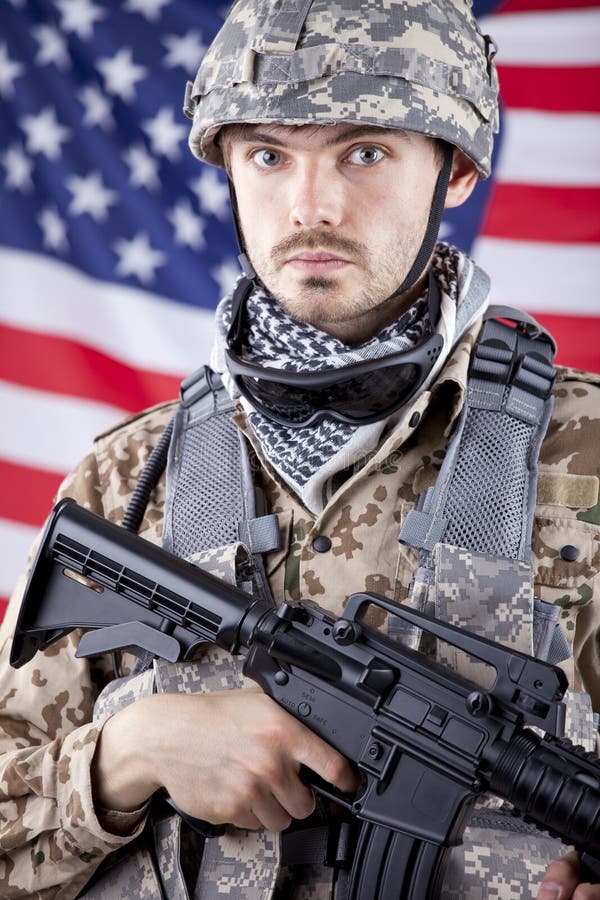 Soldado americano imagem de stock. Imagem de exército - 25024955