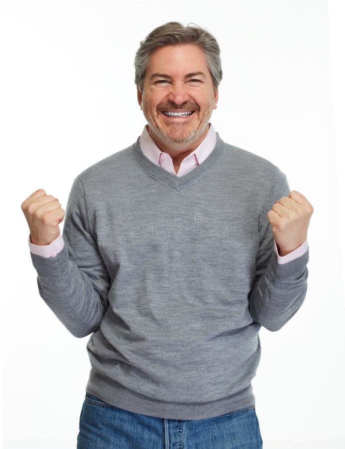 Retrato feliz do homem foto de stock. Imagem de sorte - 90738814