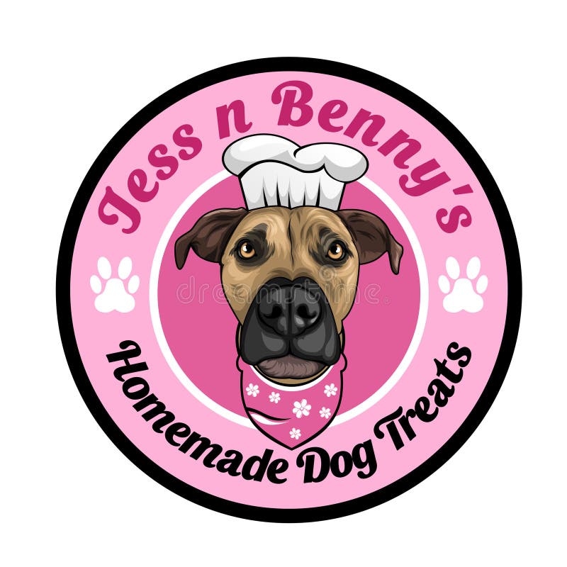 Retratos Vectoriales De La Boca Negra Del Perro Ilustración del Vector ...