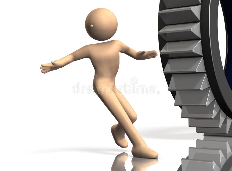 Retreat from danger stock illustration. Illustration of danger - 28055346