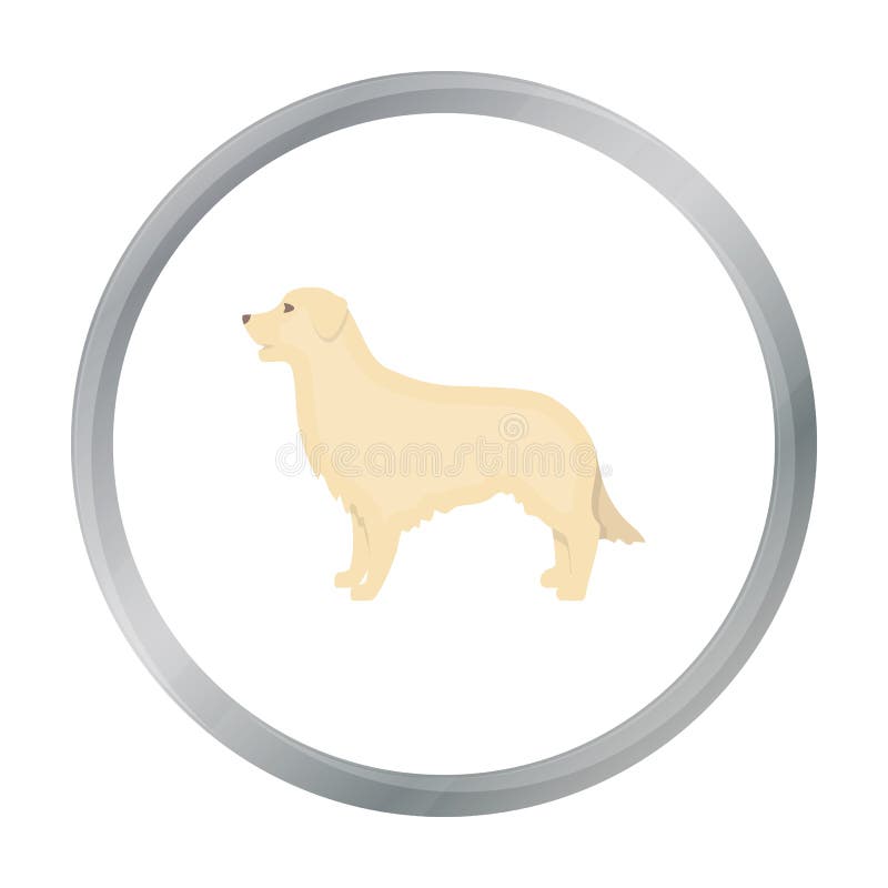 Retriever Vector Icon in Cartoon Style for Web Stock Vector ...