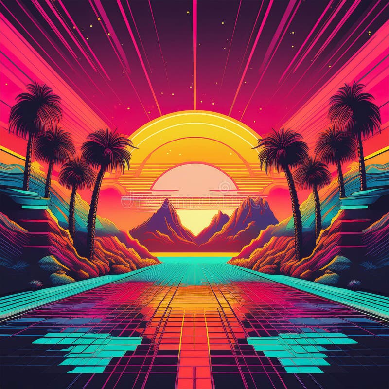 Abstract Background Stye Retro Stock Illustration - Illustration of ...