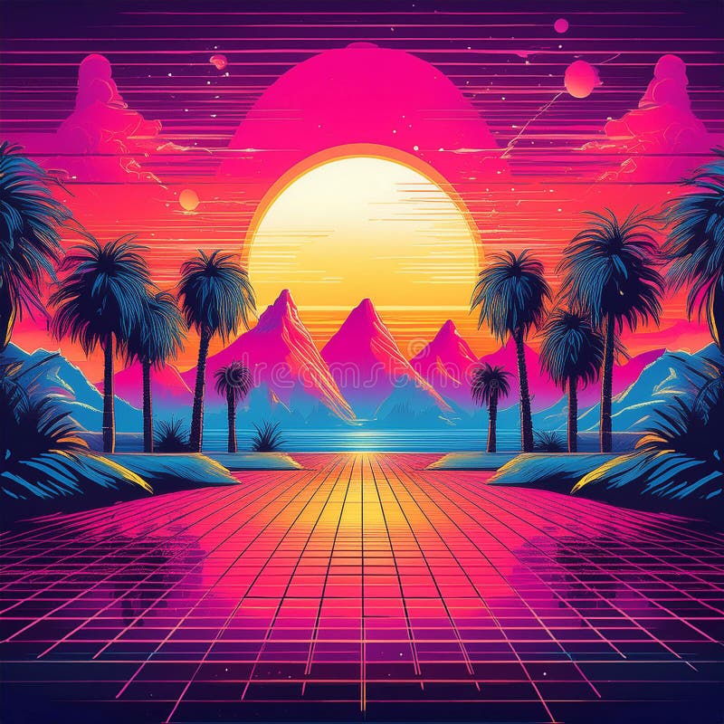 Abstract Background Stye Retro Stock Illustration - Illustration of ...