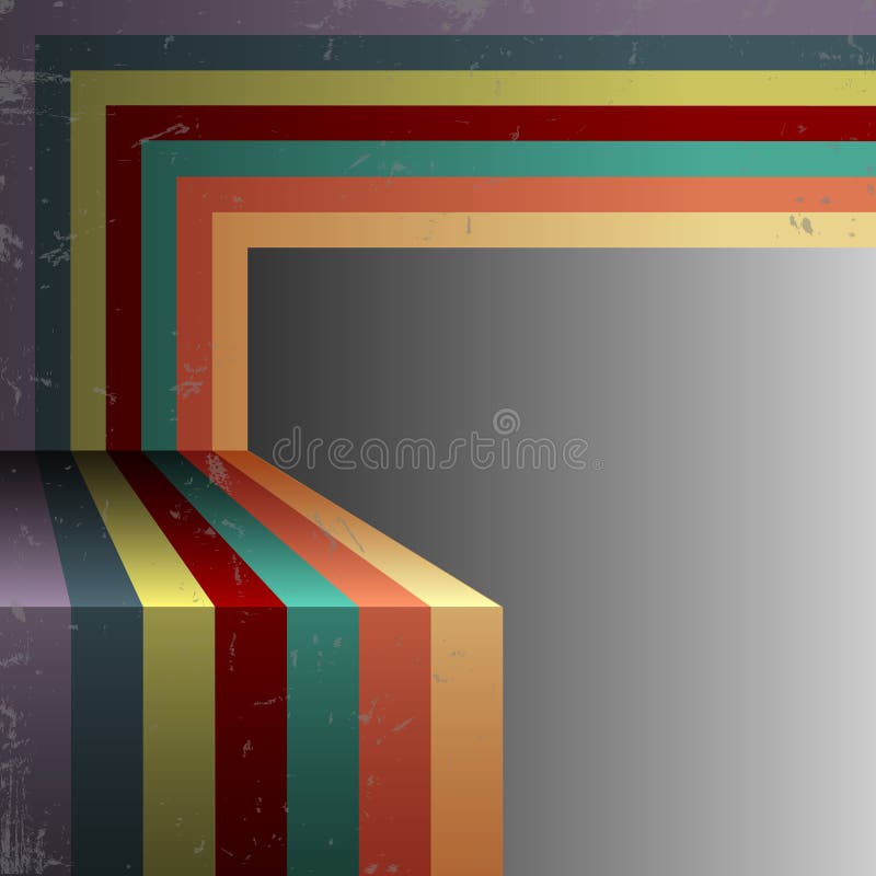 Retro abstract background stock vector. Illustration of rough - 24244627