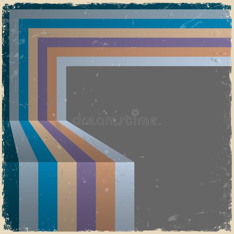 Retro abstract background stock vector. Illustration of frame - 27346815