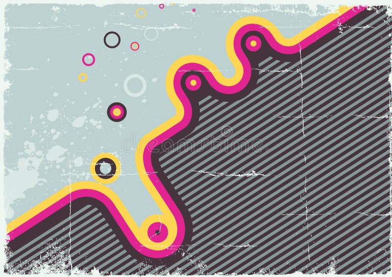 Retro abstract background. stock vector. Illustration of modern - 30016178
