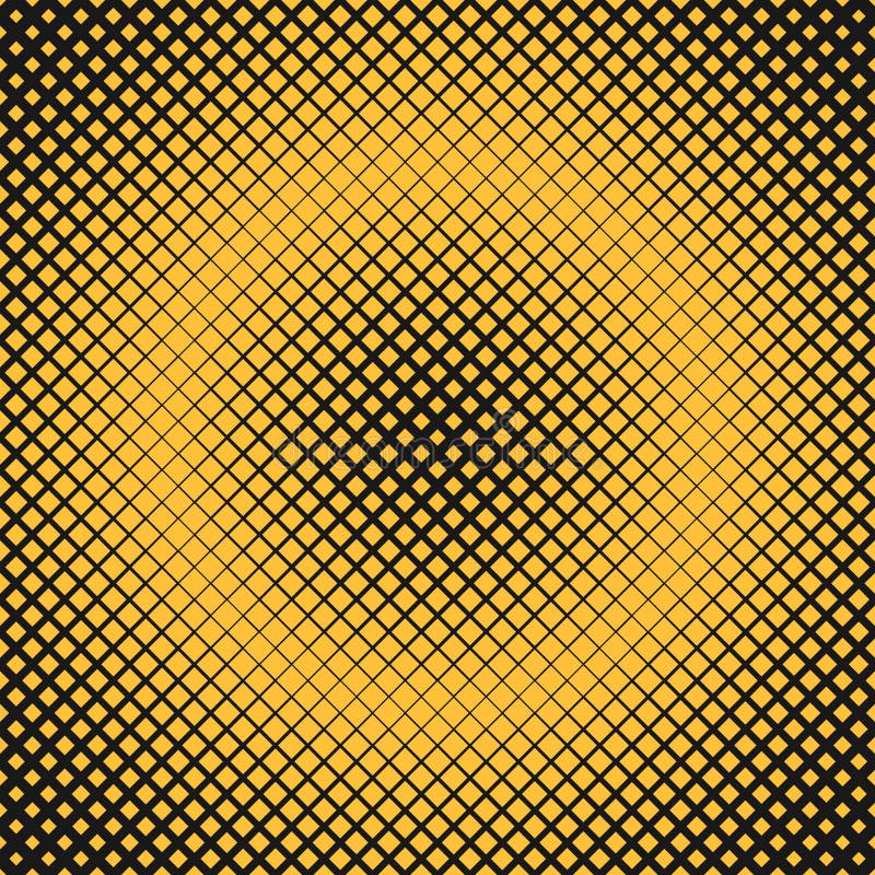 Retro Abstract Halftone Square Pattern Background With Diagonal Squares Stock Vector