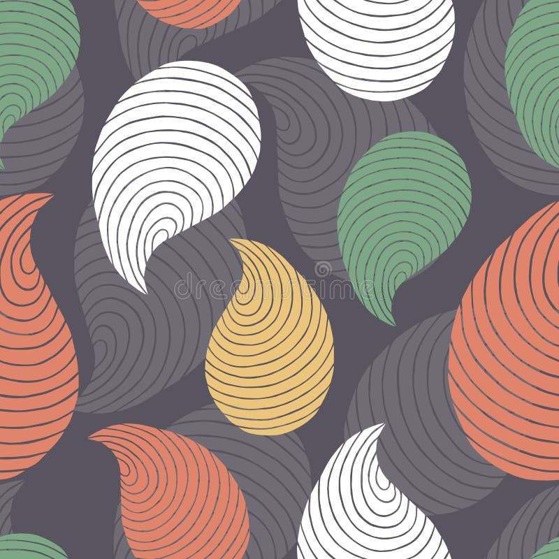 Retro abstract pattern stock vector. Illustration of hand - 37675954