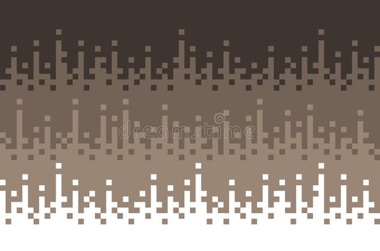 Retro, Abstract Square Blocks Background, Pixels Background, Brown ...