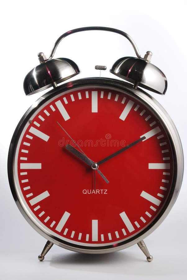 Retro Alarm Clock with Bell Stock Image - Image of time, bell: 7468999