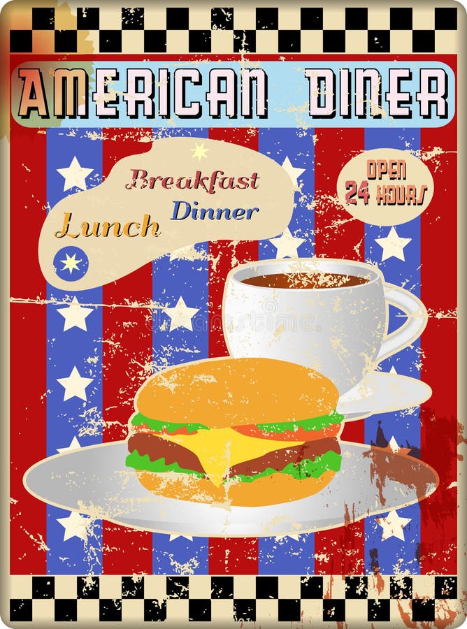 Diner Cafe Retro Stock Illustrations – 3,861 Diner Cafe Retro Stock ...