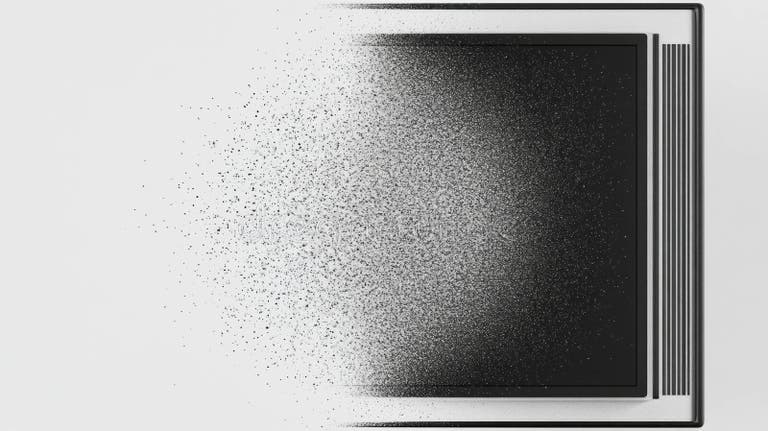 Retro Analog Tv Static Screen Texture for Digital Effects and Media Art ...