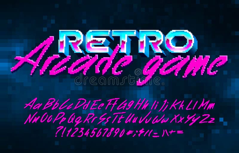 Arcade Computer Game Alphabet Font Stock Illustrations – 839 Arcade ... Arcade Computer Game Alphabet Font Stock Illustrations – 839 Arcade ...