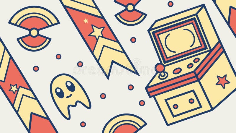 Arcade Game Design Elements Stock Illustrations – 3,364 Arcade Game ...