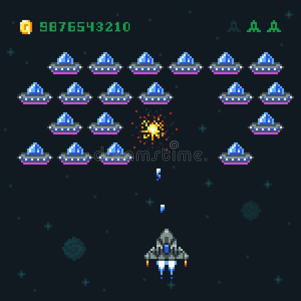 Retro Game 8 Bit Explosion Stock Illustrations – 146 Retro Game 8 Bit ...