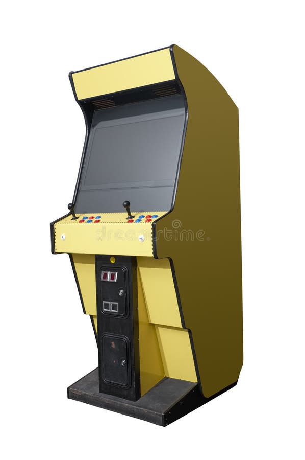 Retro arcade machine stock photo. Image of computer, arcade - 48538838