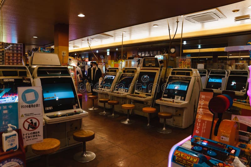 Retro Arcade Machines in Osaka. Editorial Stock Image - Image of arcade ...