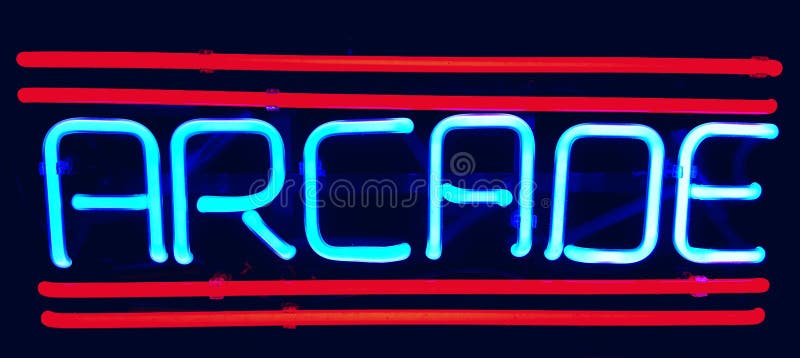 Neon Retro Arcade Sign Stock Photos - Free & Royalty-Free Stock Photos ...