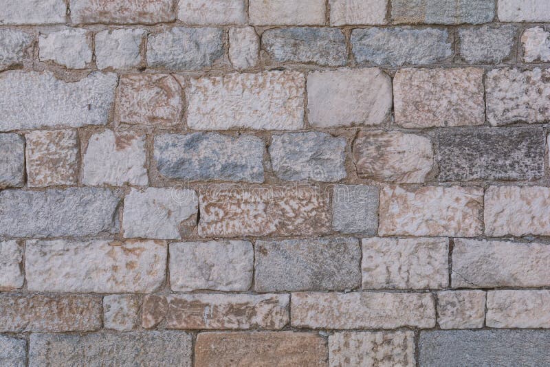 Retro Architecture Stone Wall, Background and Texture Stock Photo ...