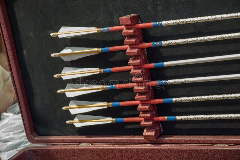 Arrow Rprojectile Weapon System Archery Stock Image - Image of direct ...