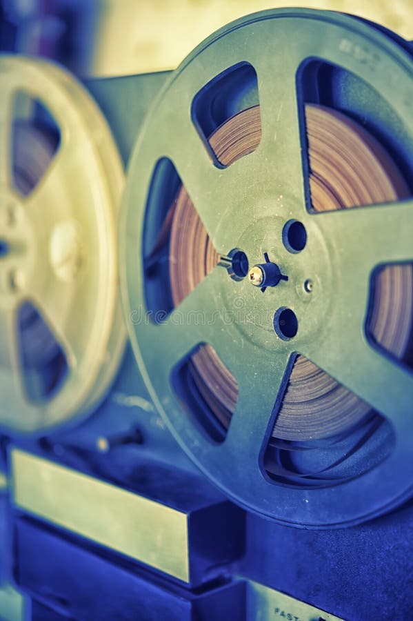 Retro Audio Tape Recorder Player, Vintage Effect Stock Photo - Image of ...