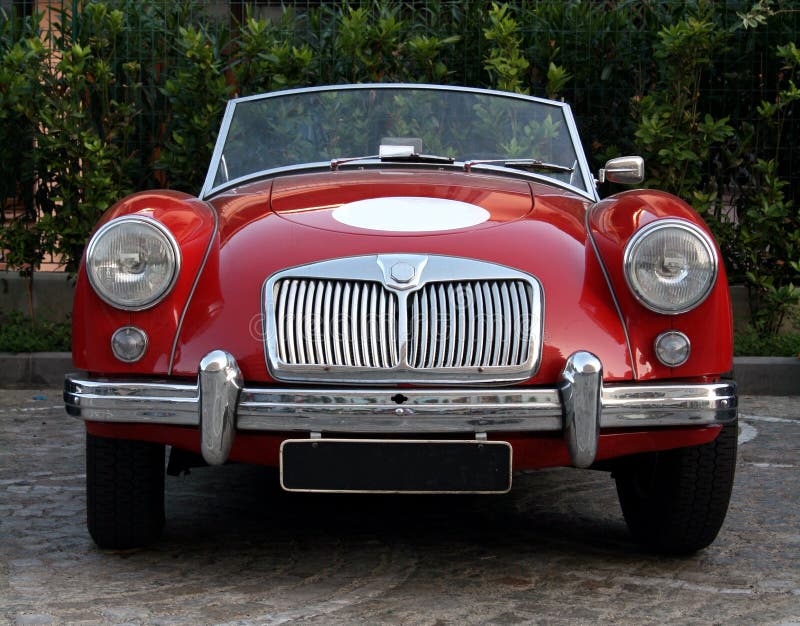 Retro- Auto stockbild. Bild von montieren, sport, auto - 5444297