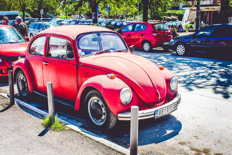 Retro auto redactionele stock foto. Image of auto, typisch - 72646098