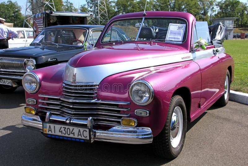 GAZ M20 Pobeda (Soviet-made Automobile) Editorial Photography - Image ...