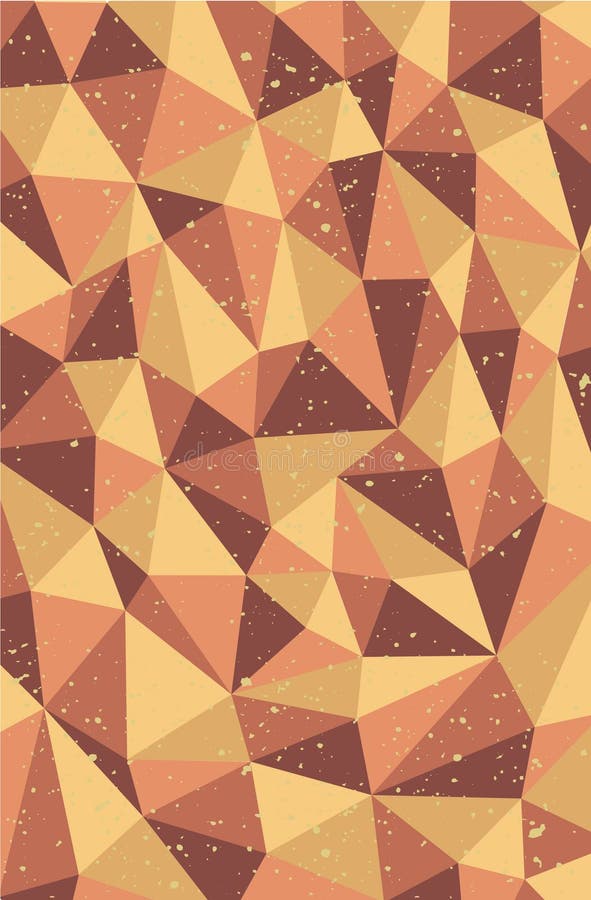 Textured Vintage Pink Vector Triangles Background Stock Vector ...