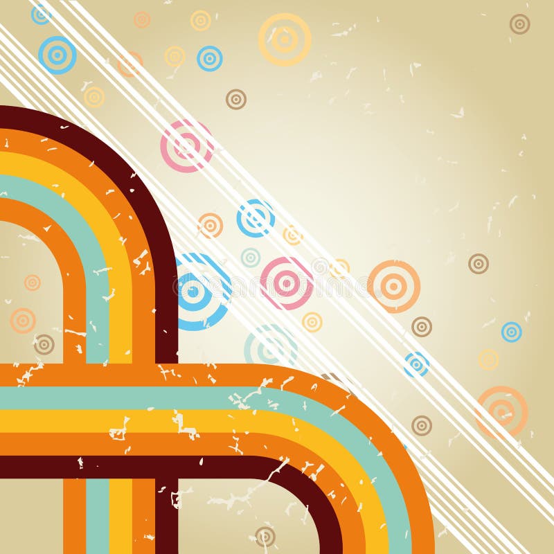 Retro background stock vector. Illustration of brochure - 13340402