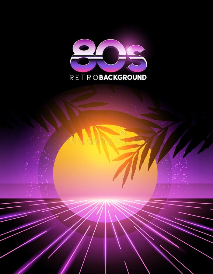 Retro Background Design stock vector. Illustration of decade - 85119591