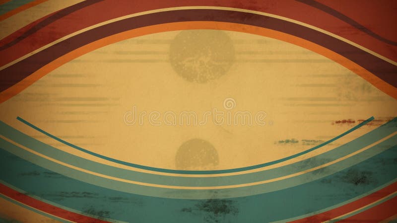 Retro Background Design with Vintage Elements Stock Illustration ...