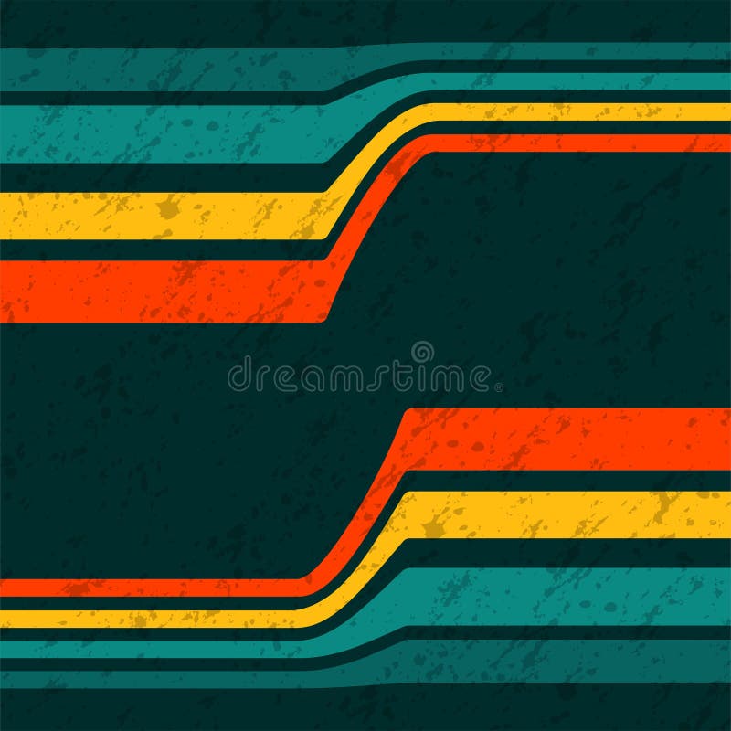 Retro Background with Horizontal Lines Stock Illustration ...