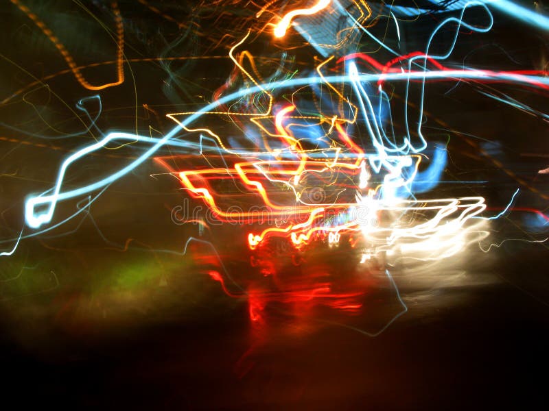 Retro Background from Lights Stock Image - Image of paint, electric ...