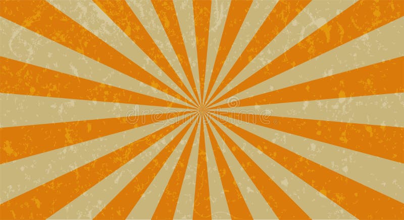 Sunburst or Sun Burst Retro Background. Ray Stripes. Stock Vector ...
