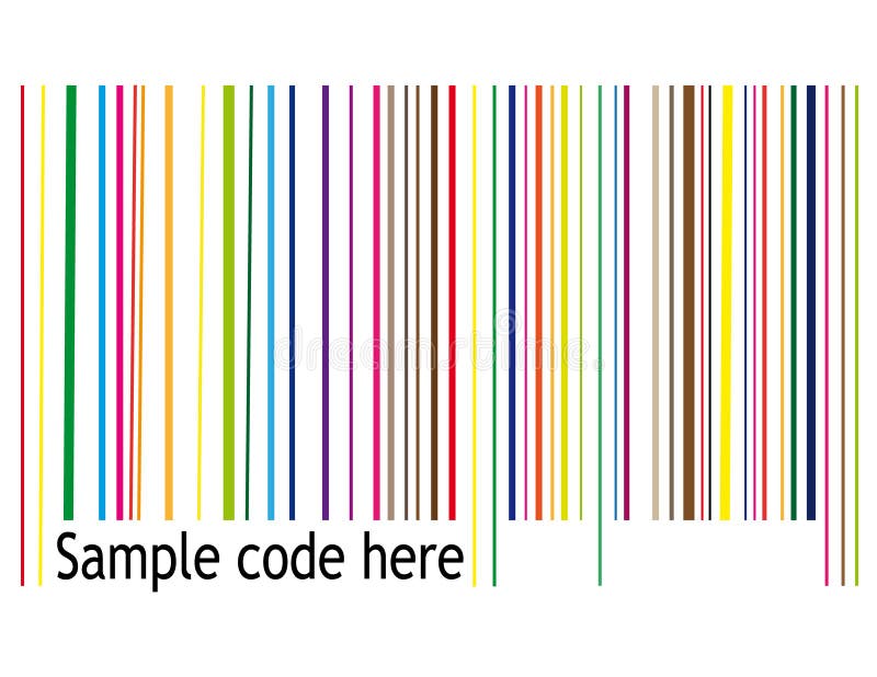 Retro barcode stock vector. Illustration of industrial - 13178185