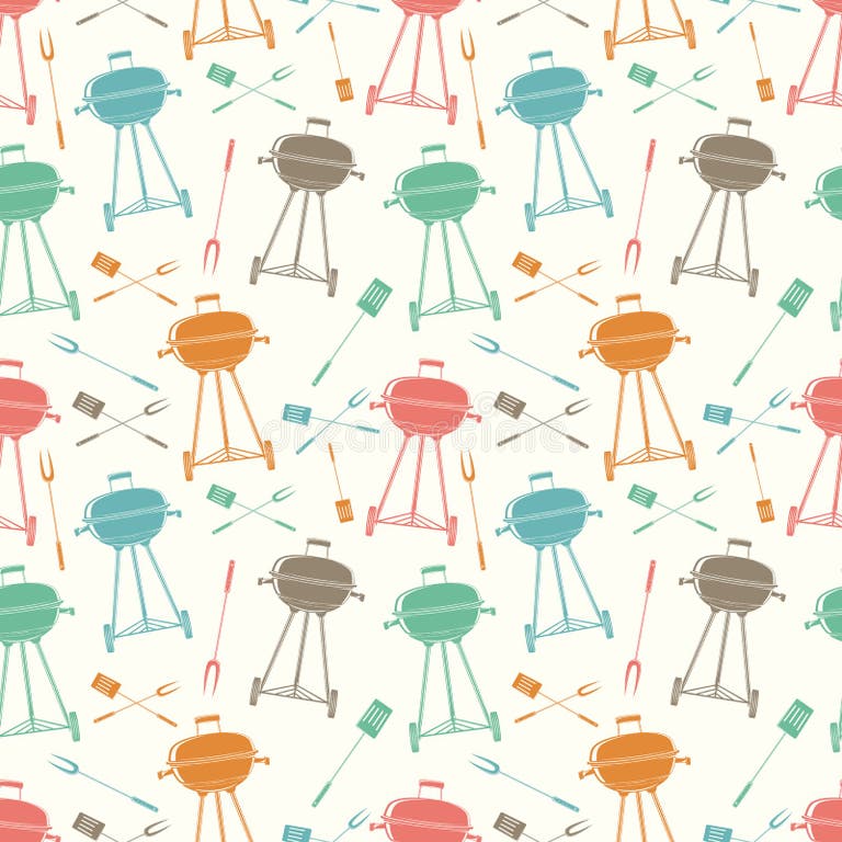 Bbq Pattern Stock Illustrations – 9,228 Bbq Pattern Stock Illustrations ...