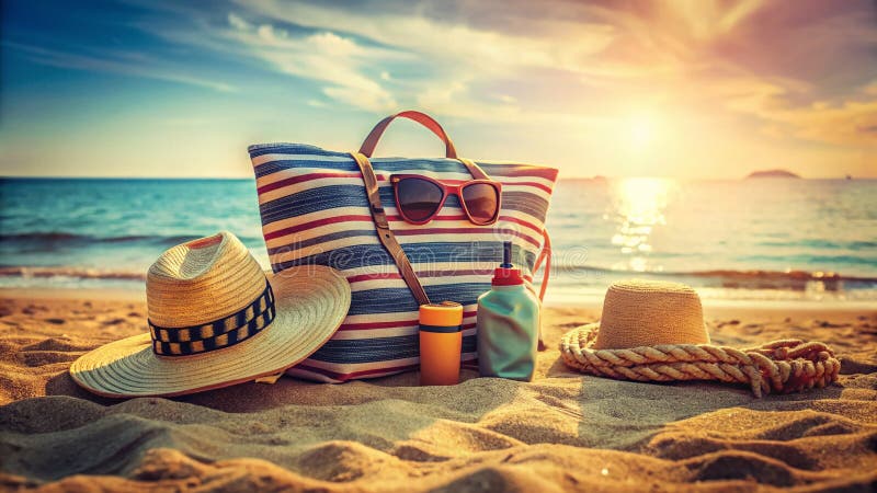 Retro Beach Day Essentials Effortless Sun and Sand Gear for a Timeless ...