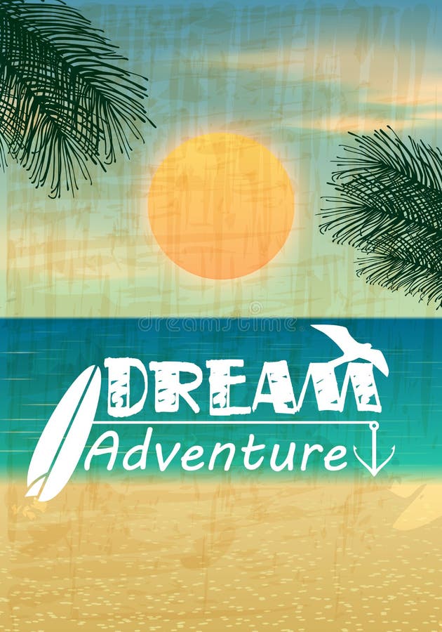 Retro Beach Graphic Stock Illustrations – 47,922 Retro Beach Graphic ...