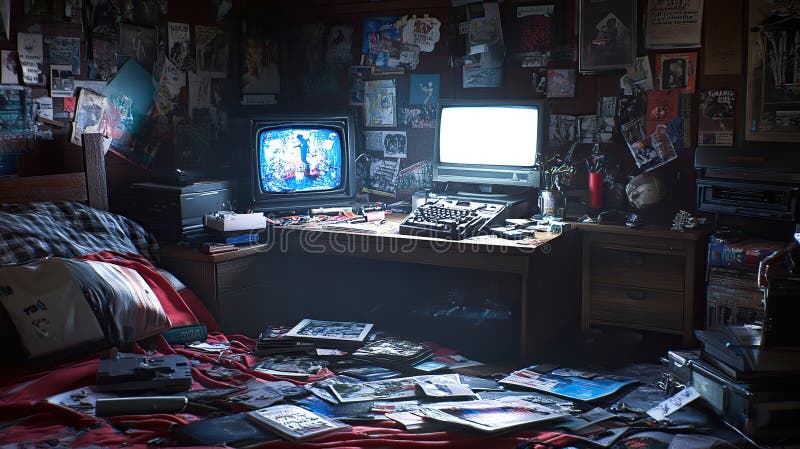 Messy Gaming Room Stock Photos - Free & Royalty-Free Stock Photos from ...