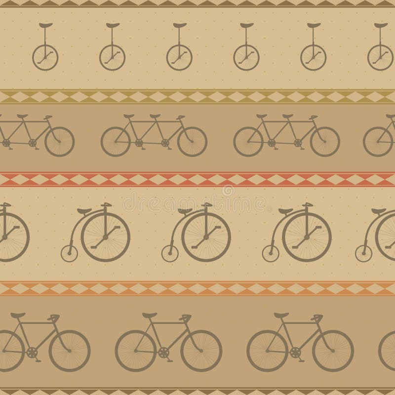 Bicycle pattern stock vector. Illustration of blue, bicycle - 38457494