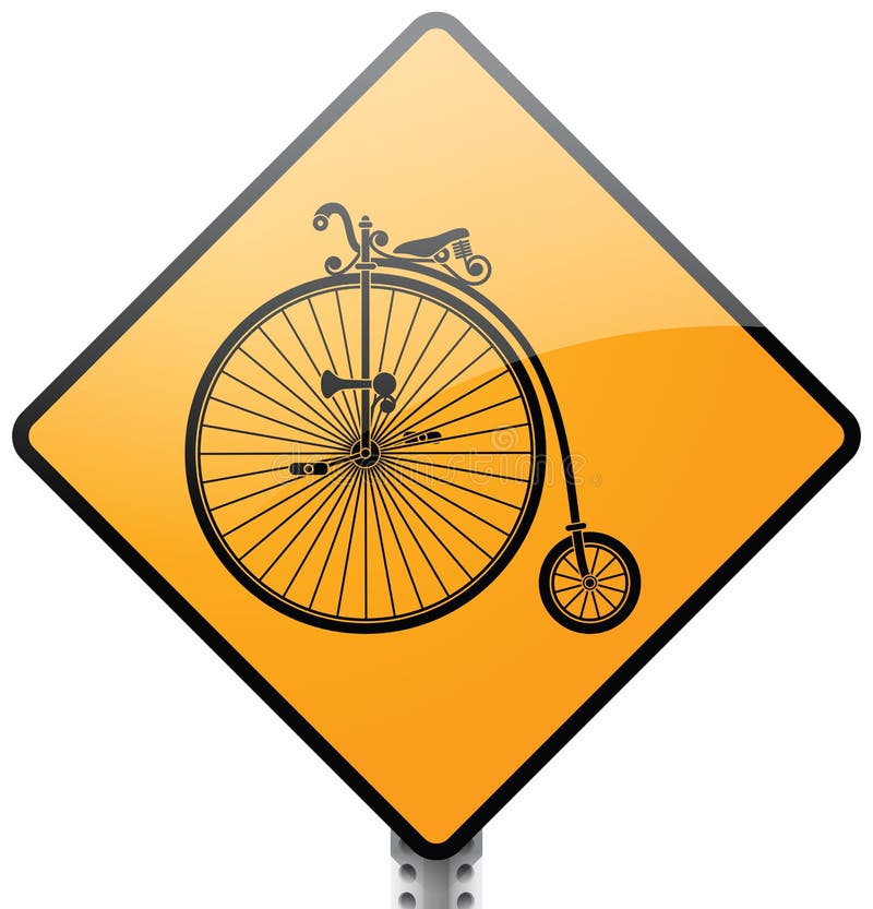 Bike Crash Sign (AI Format Available) Stock Vector - Illustration of ...