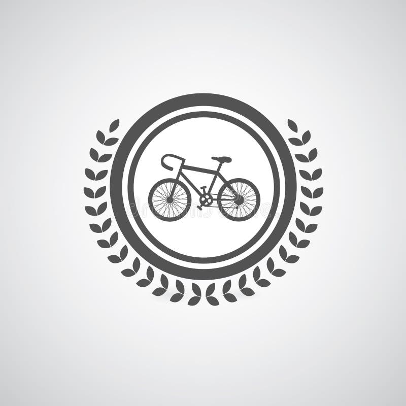 Retro Bicycle Vector Symbol Stock Vector - Illustration of extreme ...