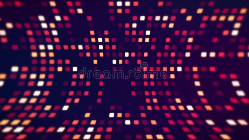 Retro Data Lights Technology Background Animation Stock Footage - Video ...
