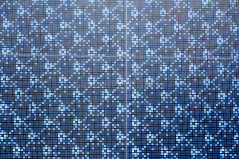 Retro Block Bit Pattern Building Wall Stock Illustration - Illustration ...